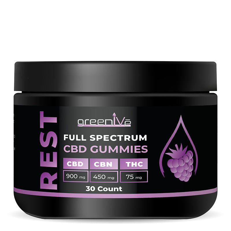 Full Spectrum Rest Gummies - GreenIVe CBD
